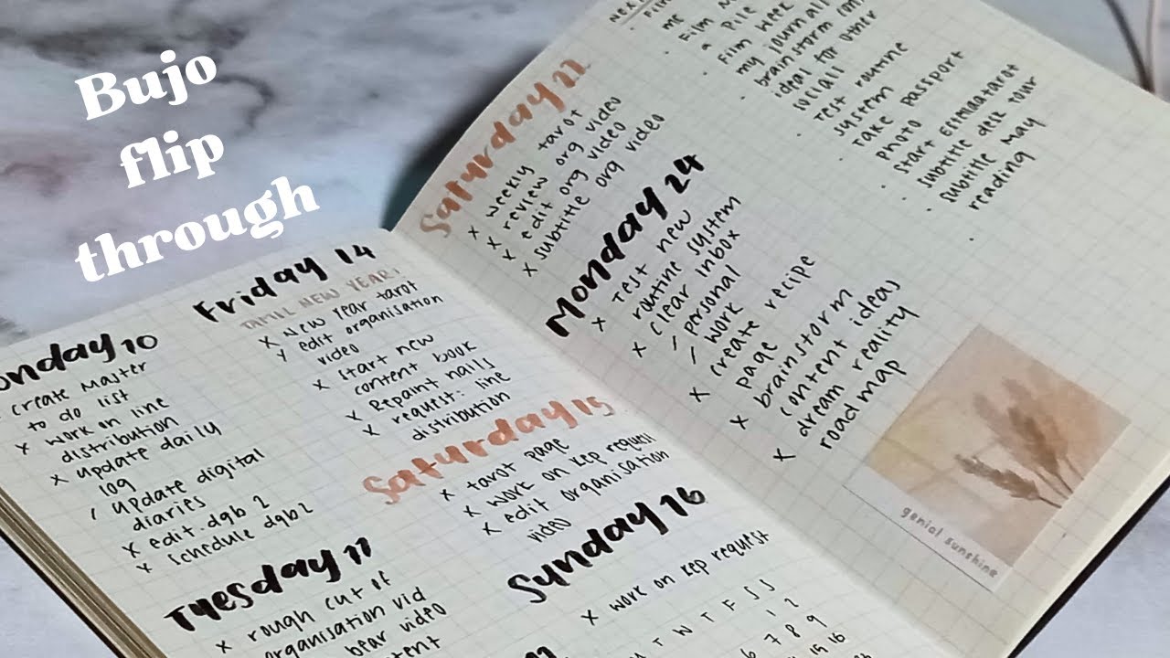 My first A6 bullet journal flip through (Jan - Apr 2023) - YouTube