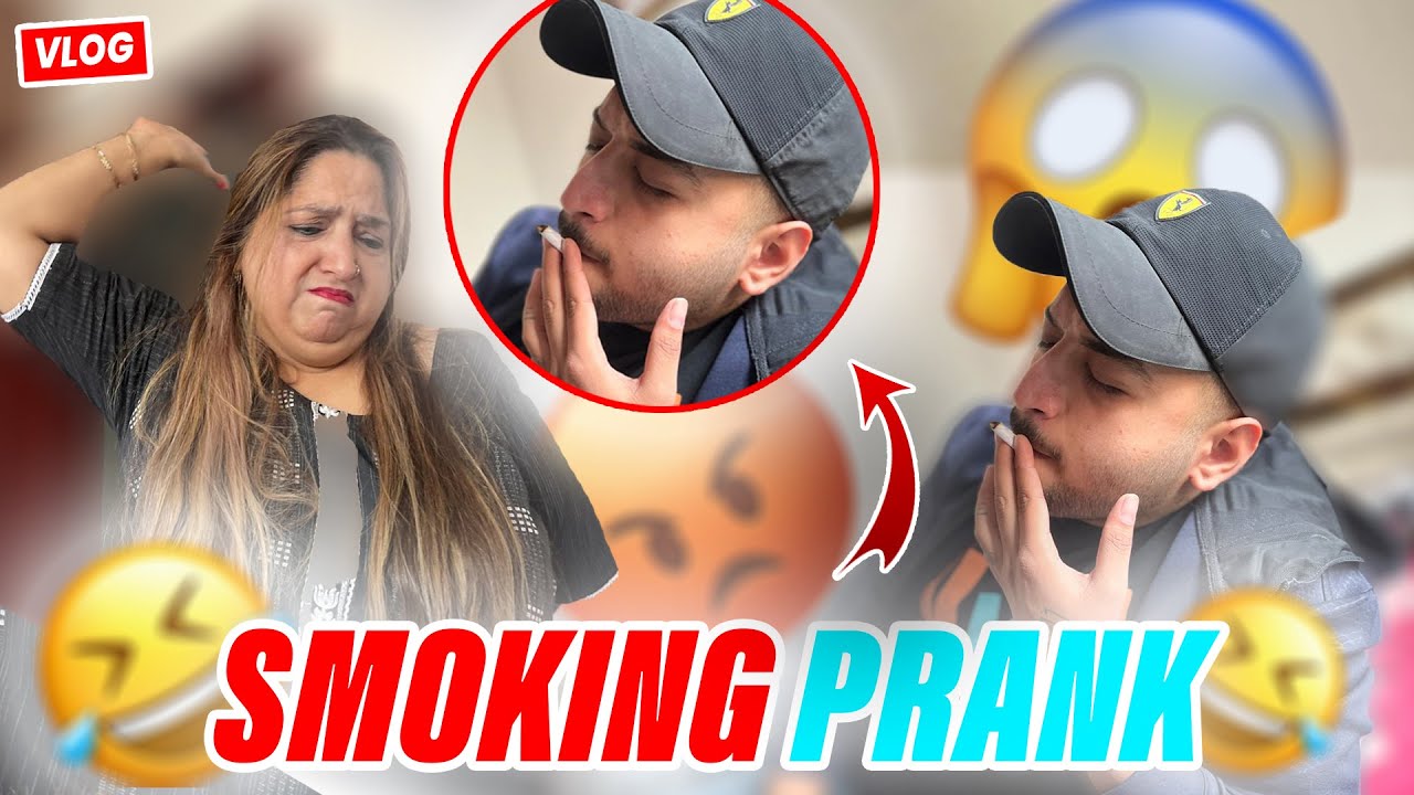 Smoking Cigarette Prank In Front Of My Angry Mom 😅😡 | New Vlog | # ...