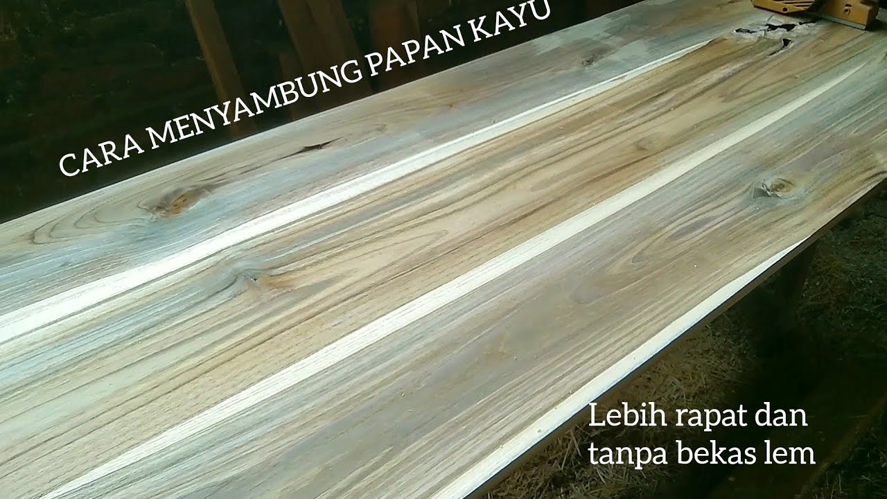 Cara sambung papan kayu//Tukang kayu//menyambung//wood joint - YouTube