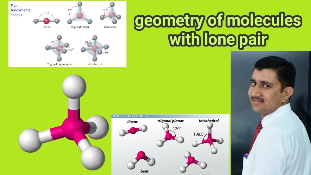 VSEPR THEORY ll geometry of molecules with lone pair ll raghuveer seju ...