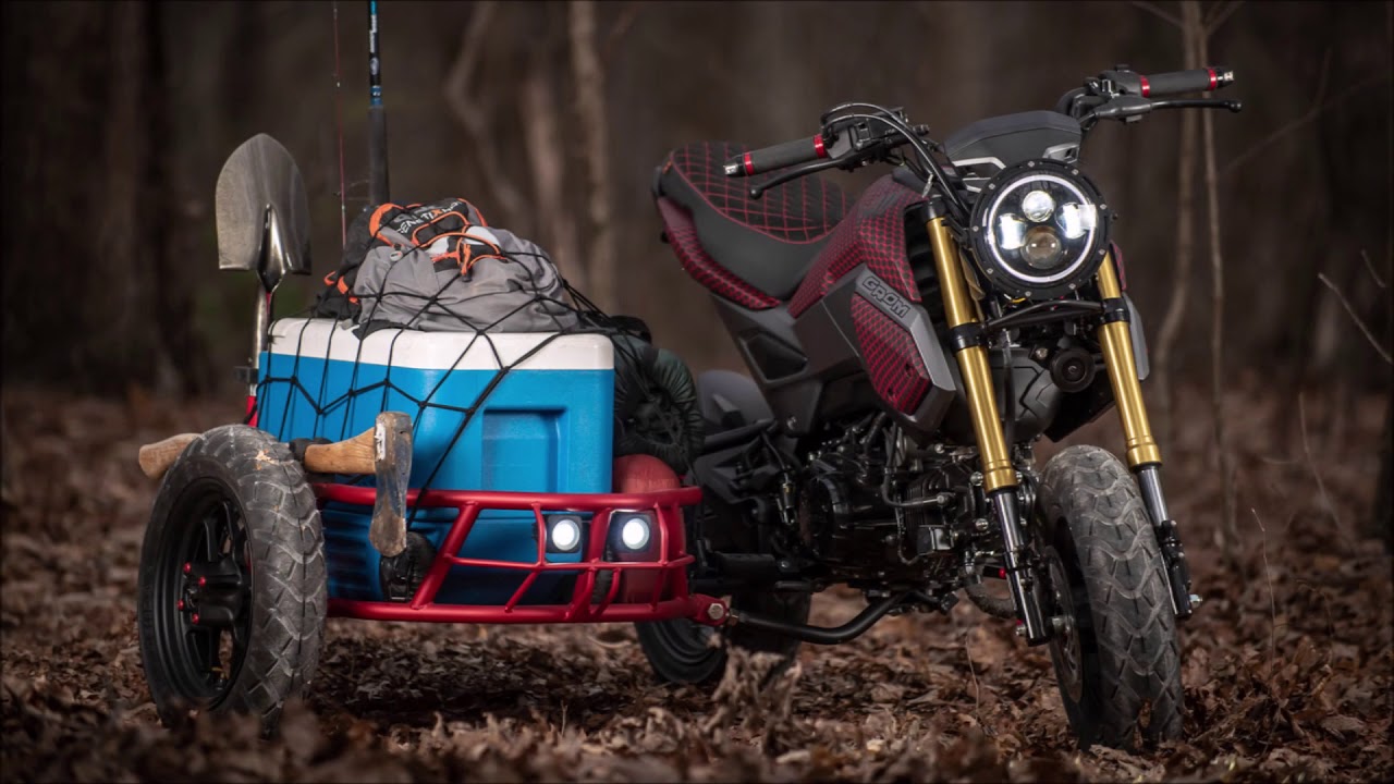 Honda Grom Project GUS Sidecar Slideshow - YouTube