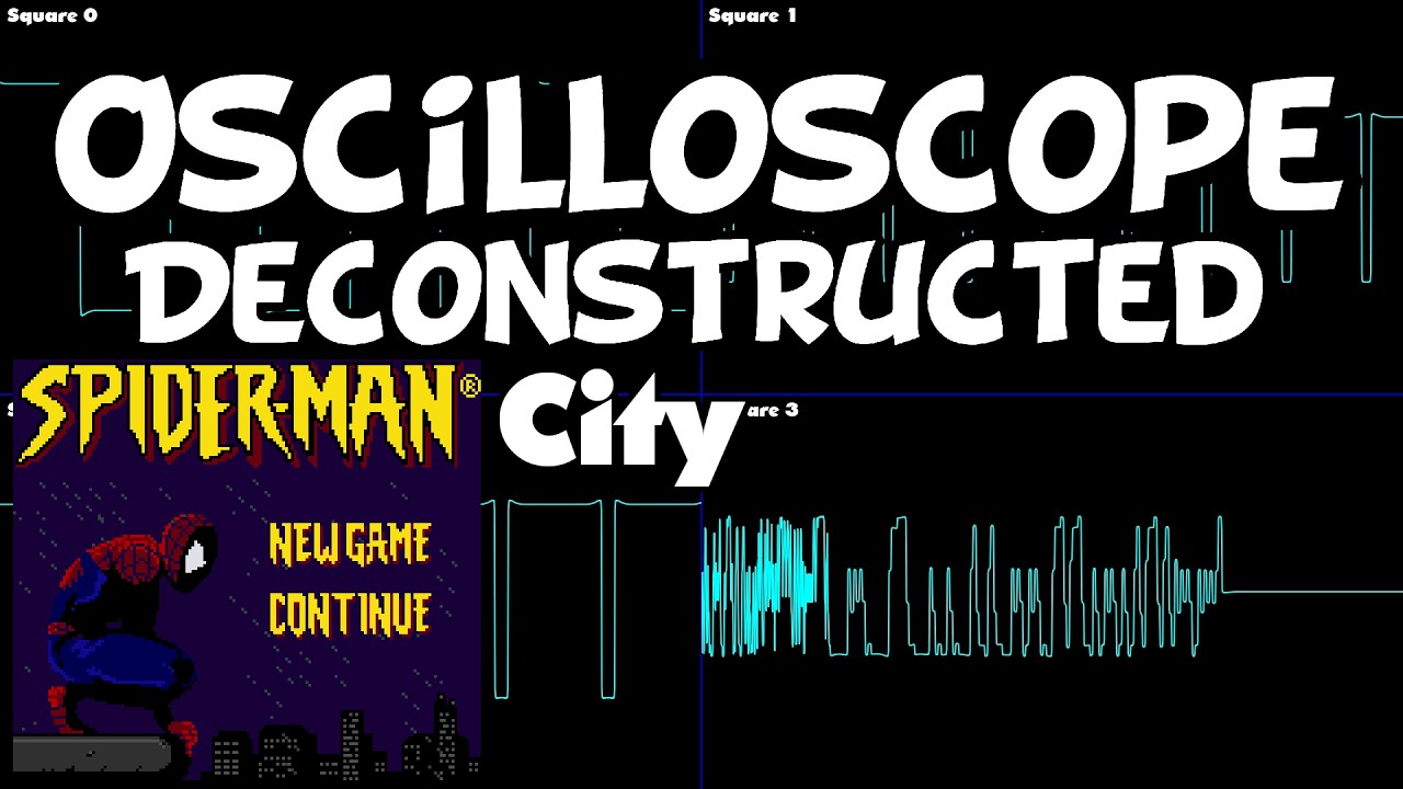 Spider-Man (Game Boy Color) - City - Oscilloscope Deconstruction - YouTube