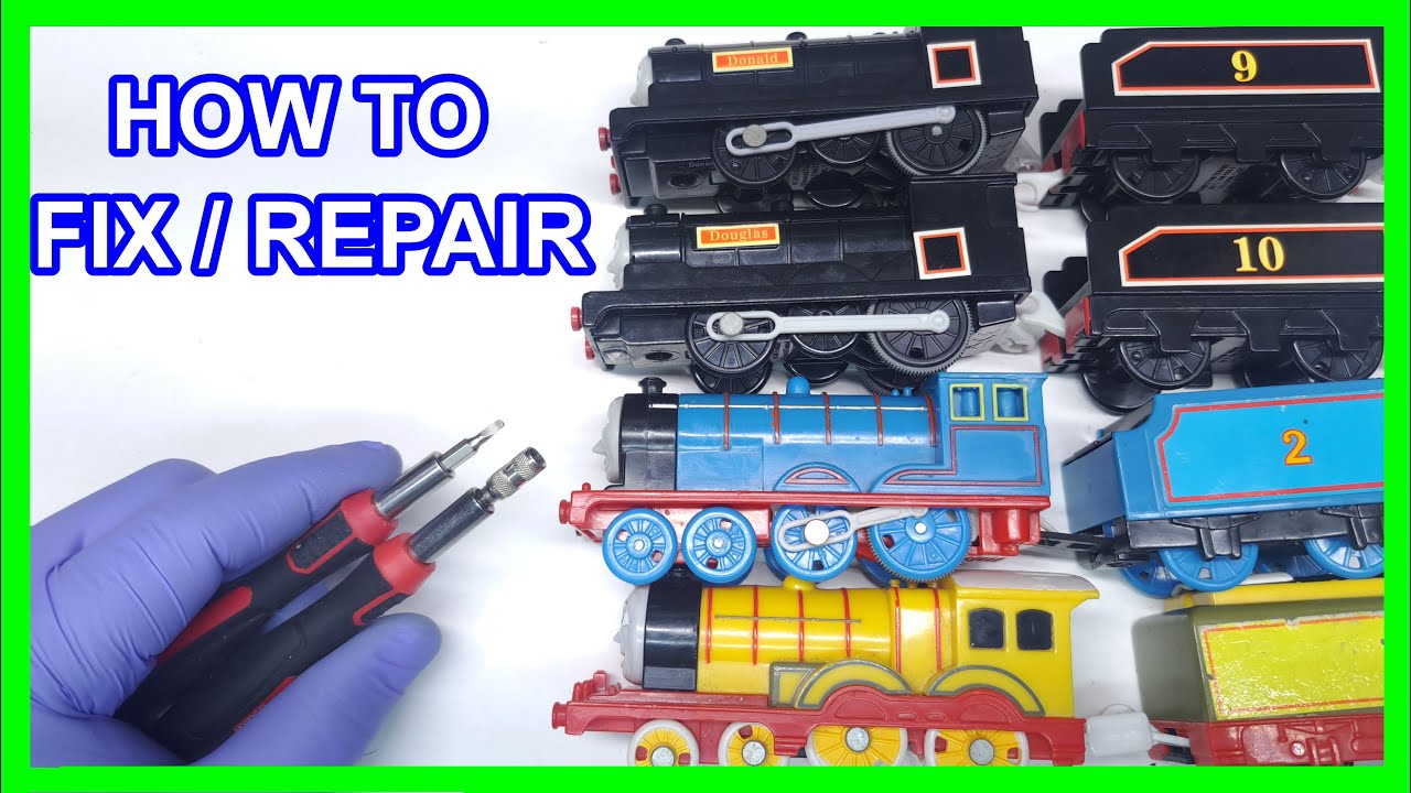 How to Fix Repair Trackmaster Donald Douglas Edward Molly - YouTube