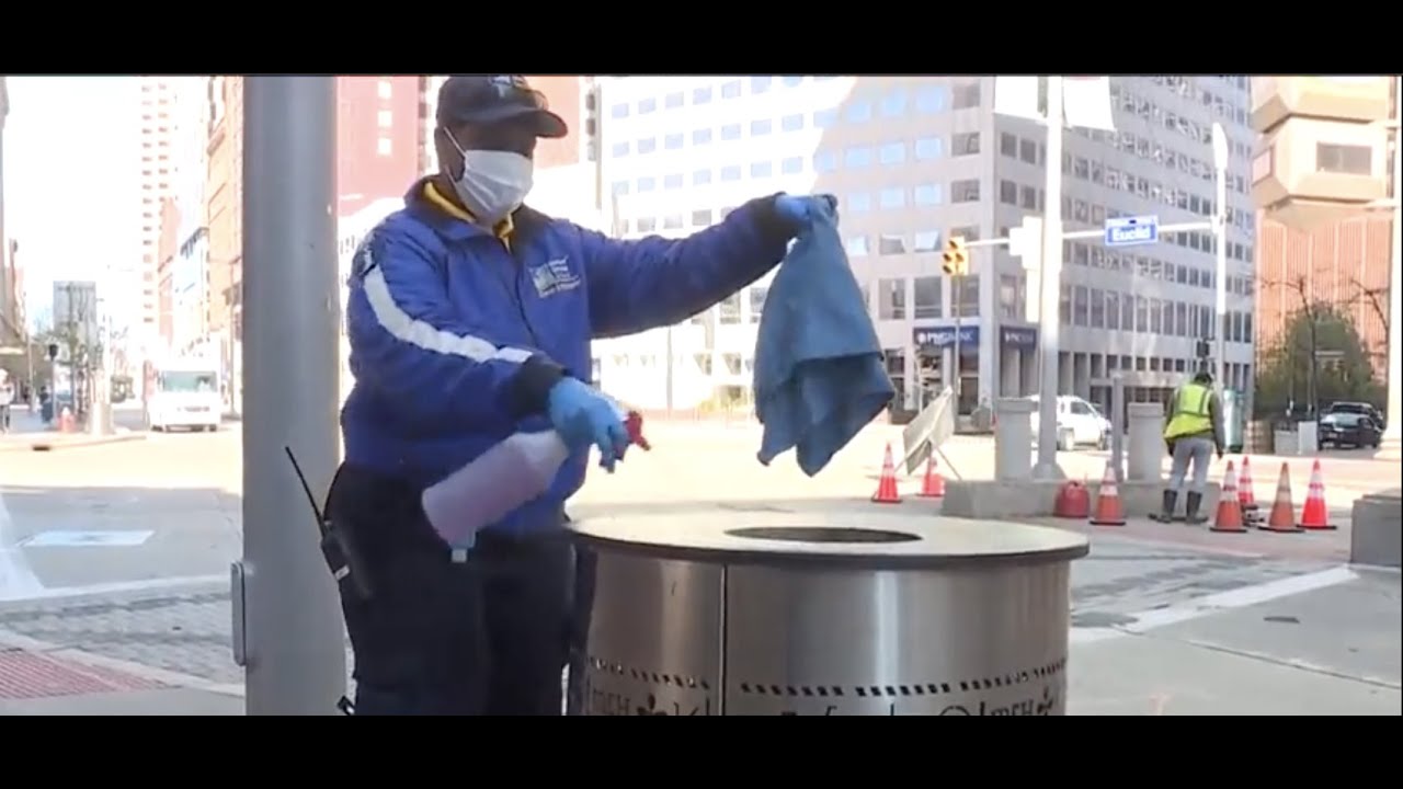 Downtown Cleveland Alliance's Clean Ambassadors work to sanitize city ...
