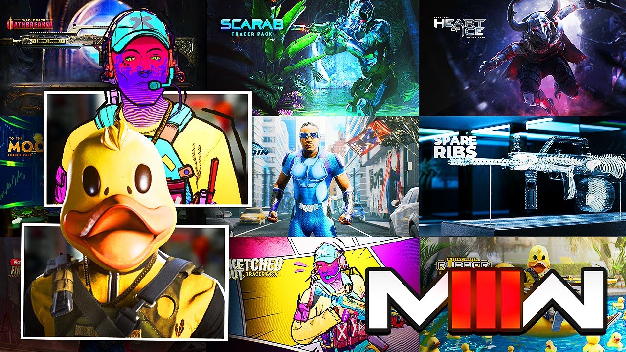MW3: Season 1 Reloaded Store Bundles! (Rubber Duck Skin, Sketched Out ...