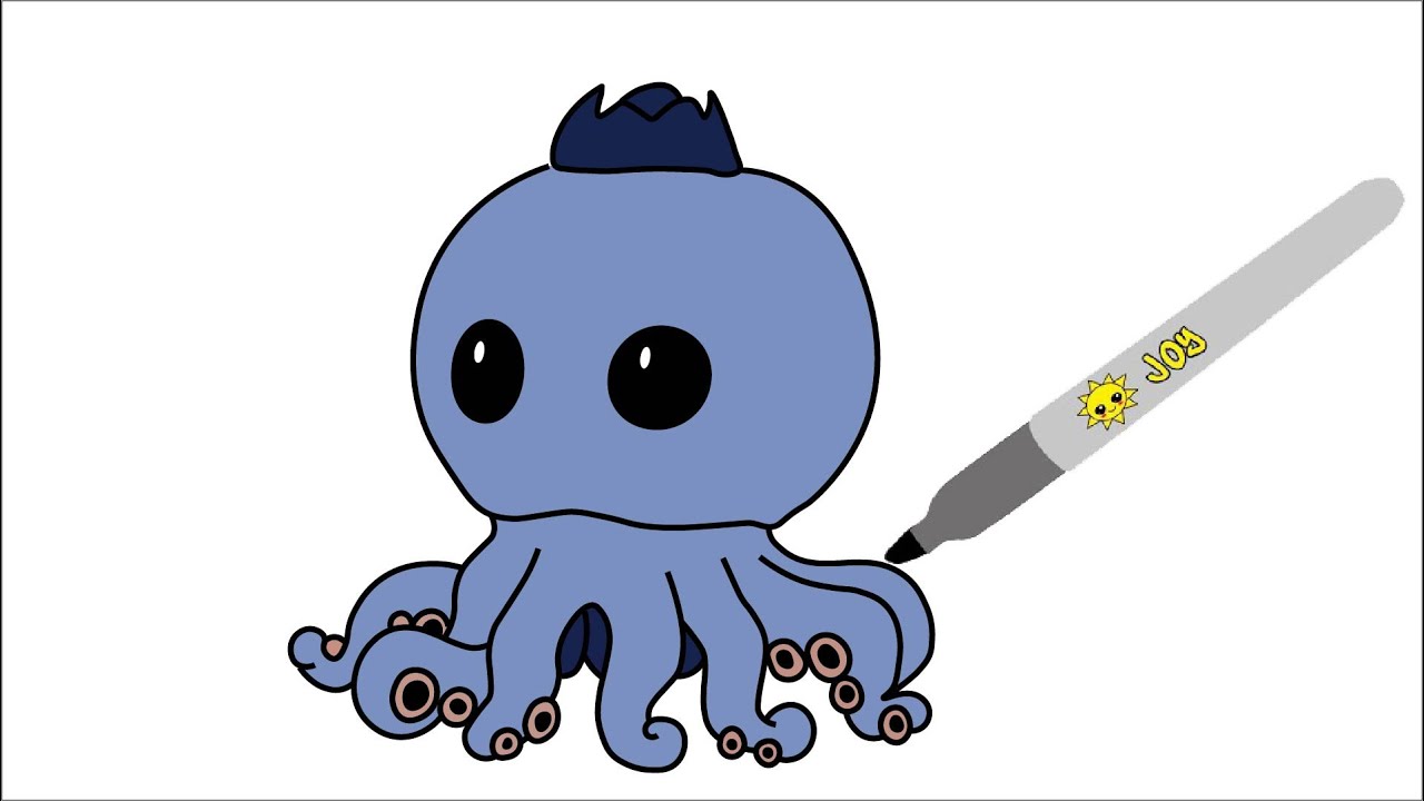 Como dibujar a BLUEBERINI OCTOPUSINI | How to Draw italian brainrot ...
