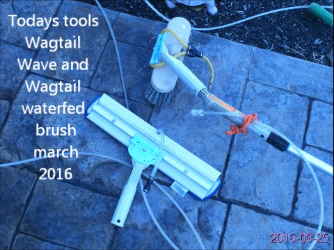 wagtail wave and brush splash window cleaning & powerwashing - YouTube