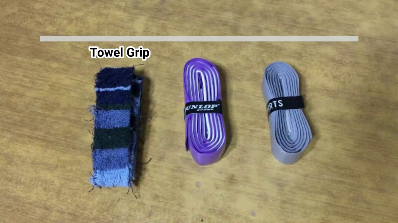 Basic Badminton Tips : How to choose best Grip for badminton_ Towel ...