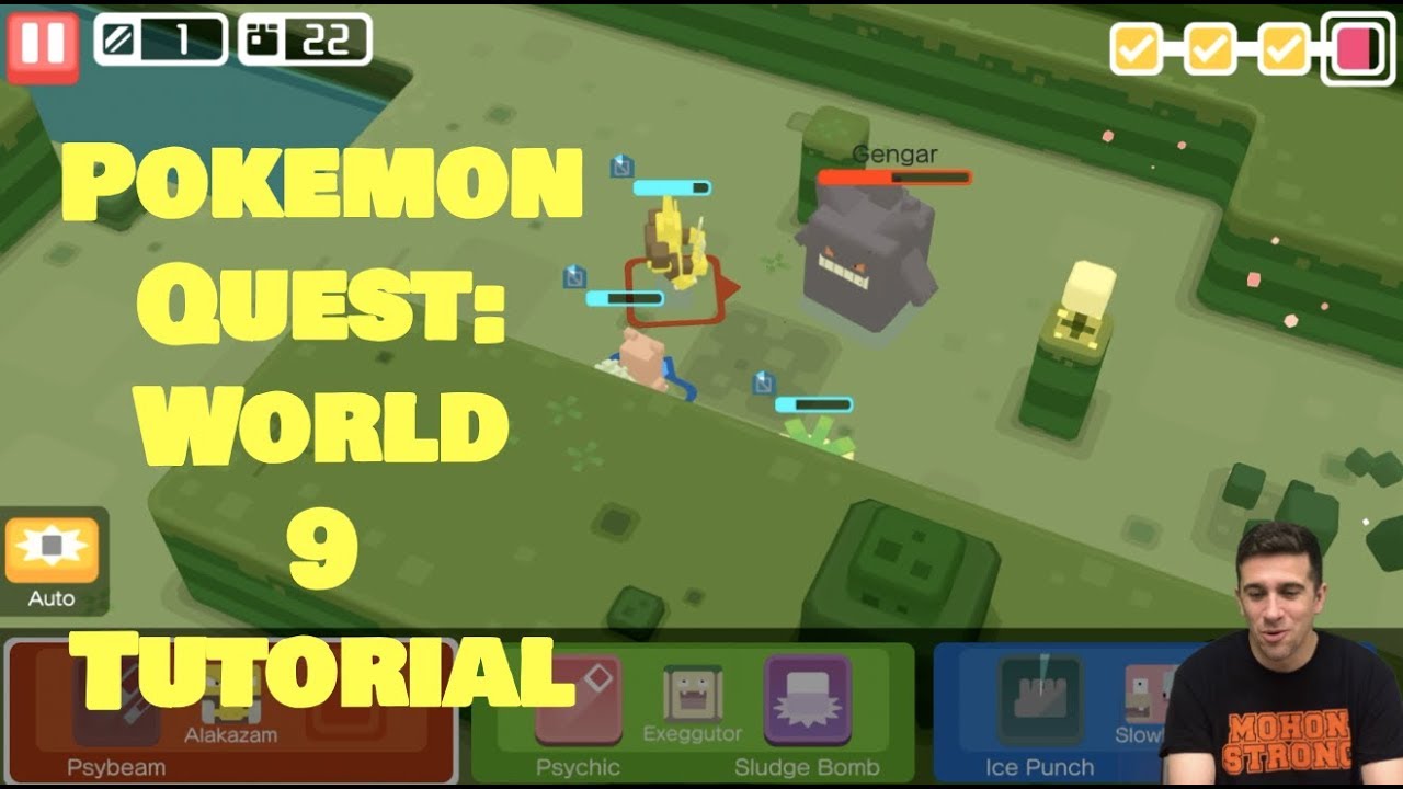 Pokemon Quest: World 9 Tutorial - How to Defeat Gengar - YouTube