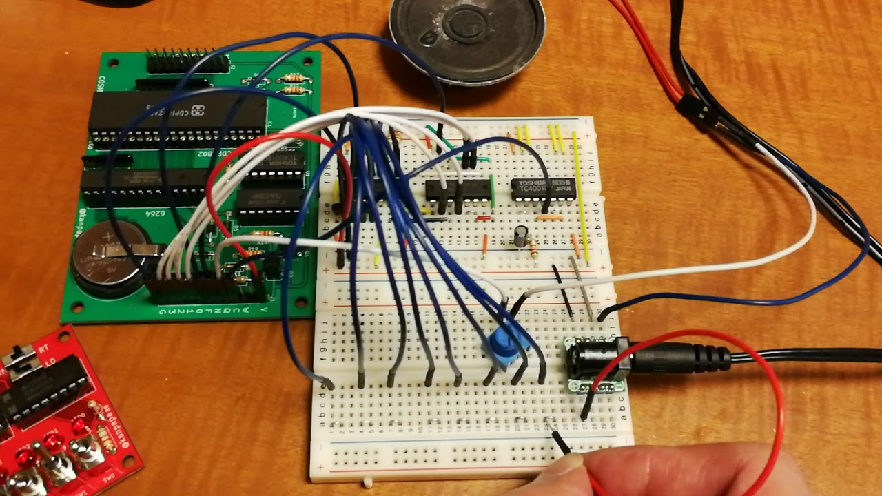 RCA CDP1802 COSMACを動かしてみた(8) 電子オルガンを作ってみる - YouTube