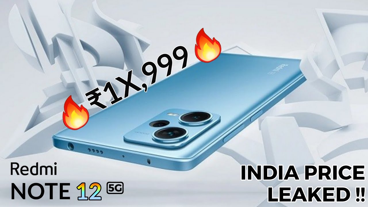 REDMI NOTE 12 5G - OFFICIAL INDIA LAUNCH DATE & INDIA PRICE || REDMI ...