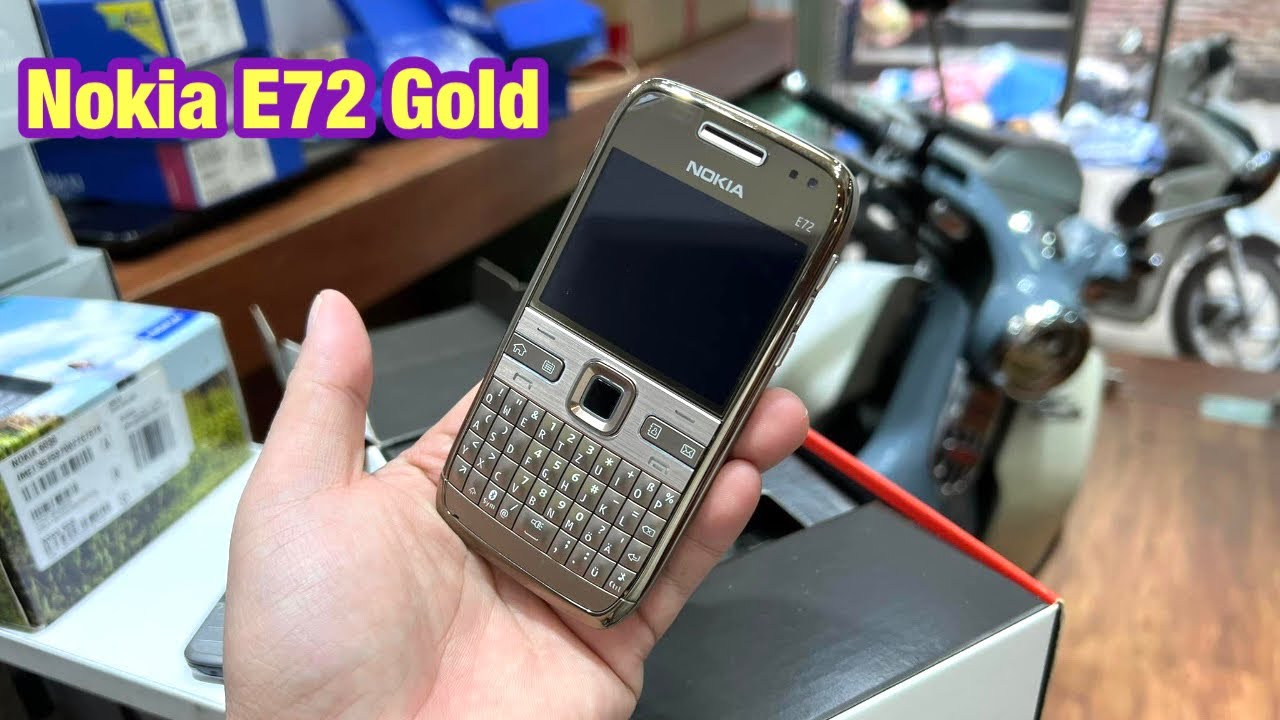 Nokia E72 Gold mới 100% Full box tại Trùm Máy Cổ VN . - YouTube