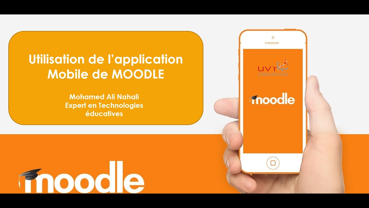 Installation et utilisation de l'application Mobile de Moodle - YouTube