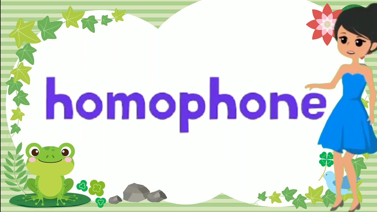 Homophones in English Grammar// Basic Homophones list for kids - YouTube