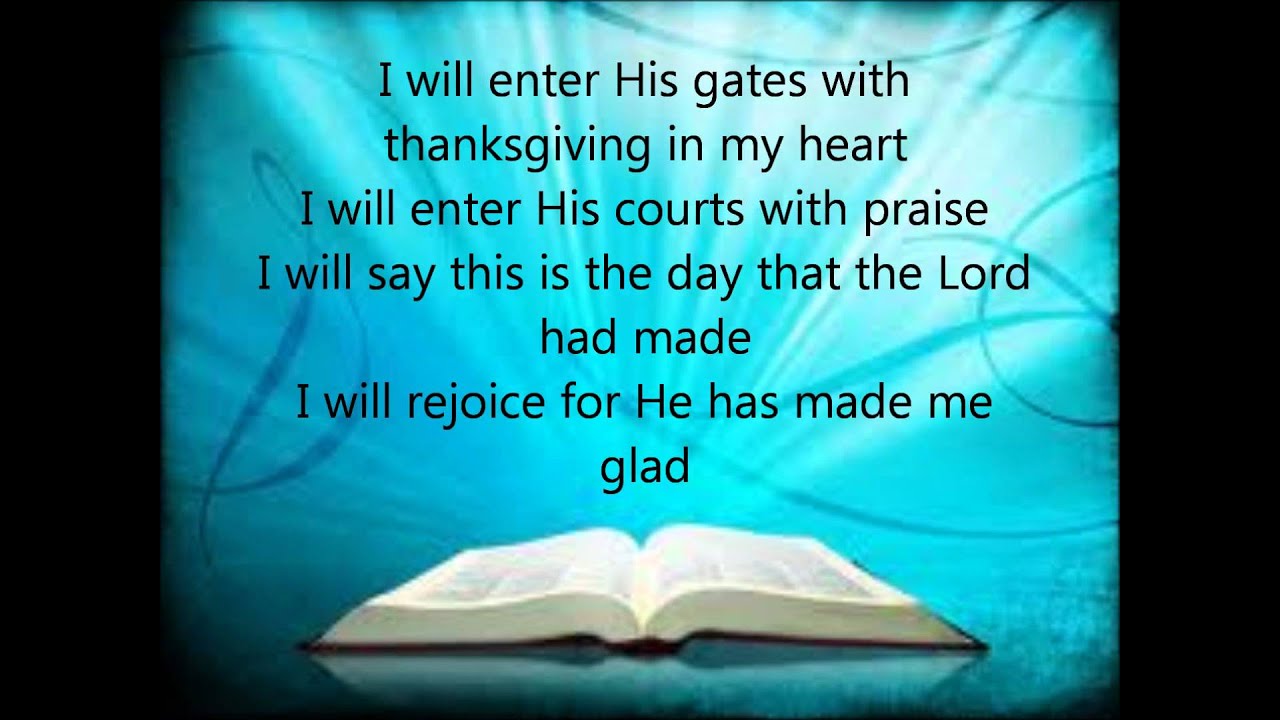 I Will Enter His Gates - YouTube