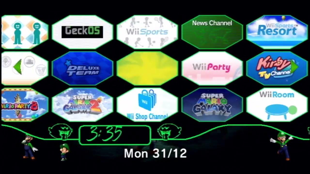 My Hacked Wii Menu 15/05/24 - YouTube