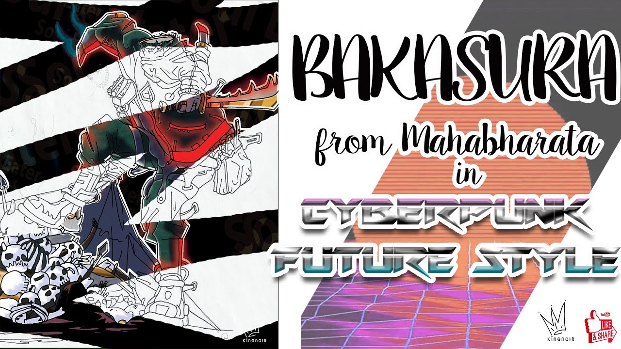 BAKASURA | MAHABHARATA Characters in Future | Digital Painting | New ...