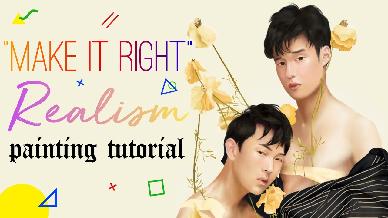 “Make It Right” Realism Painting Tutorial | How to Paint | ibisPaint ...