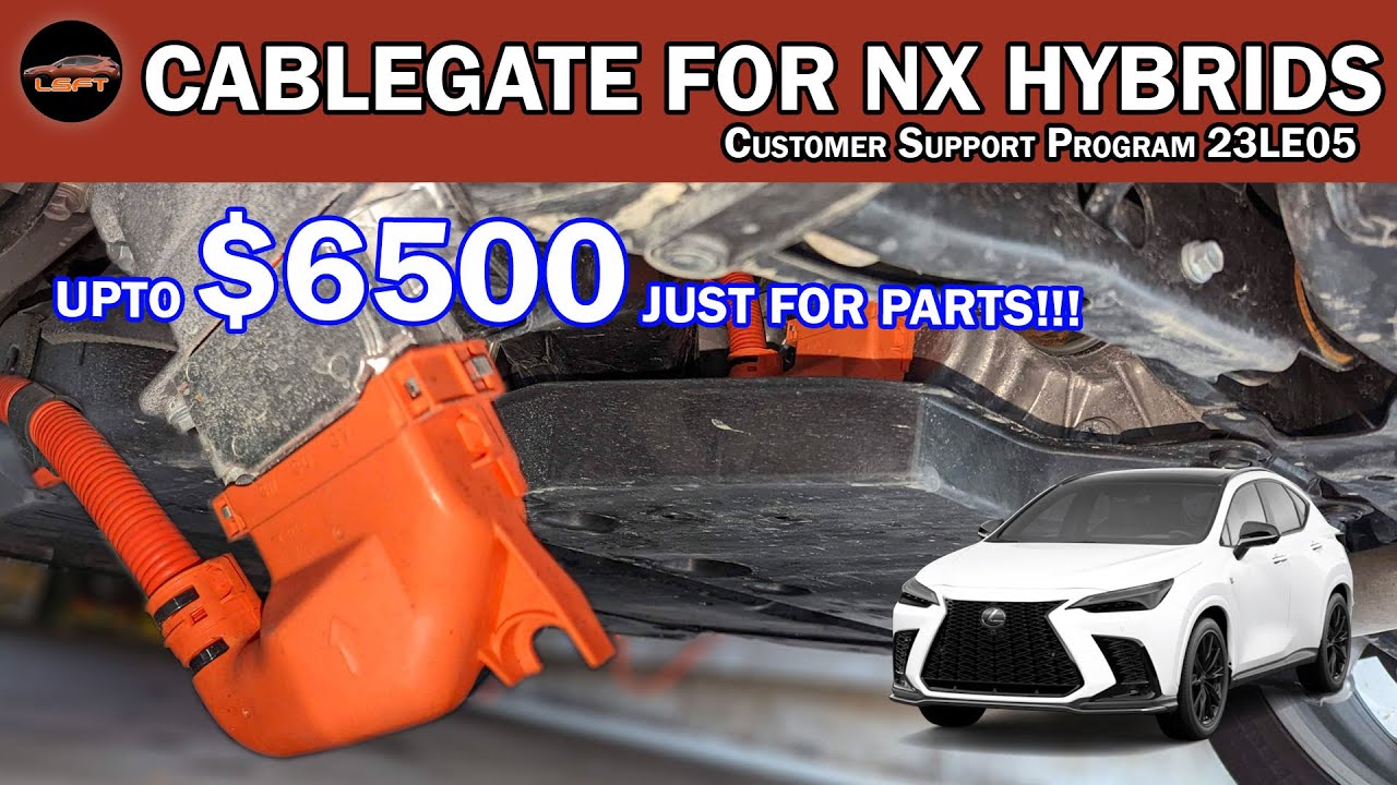 Lexus USA extends warranty for Cable Gate prone NXs! - YouTube