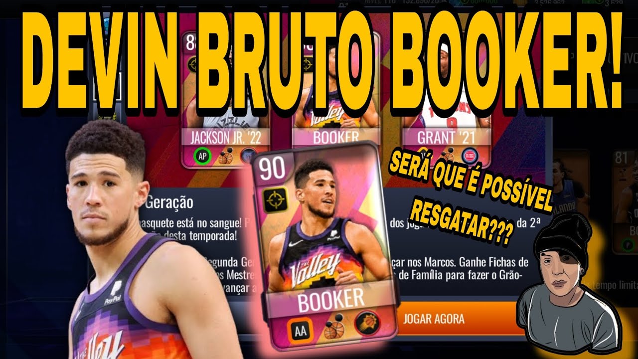 ENTENDA COMO PEGAR O DEVIN BOOKER 🔥🏀 SEGUNDA GERAÇÃO 🏀 NBA LIVE MOBILE ...