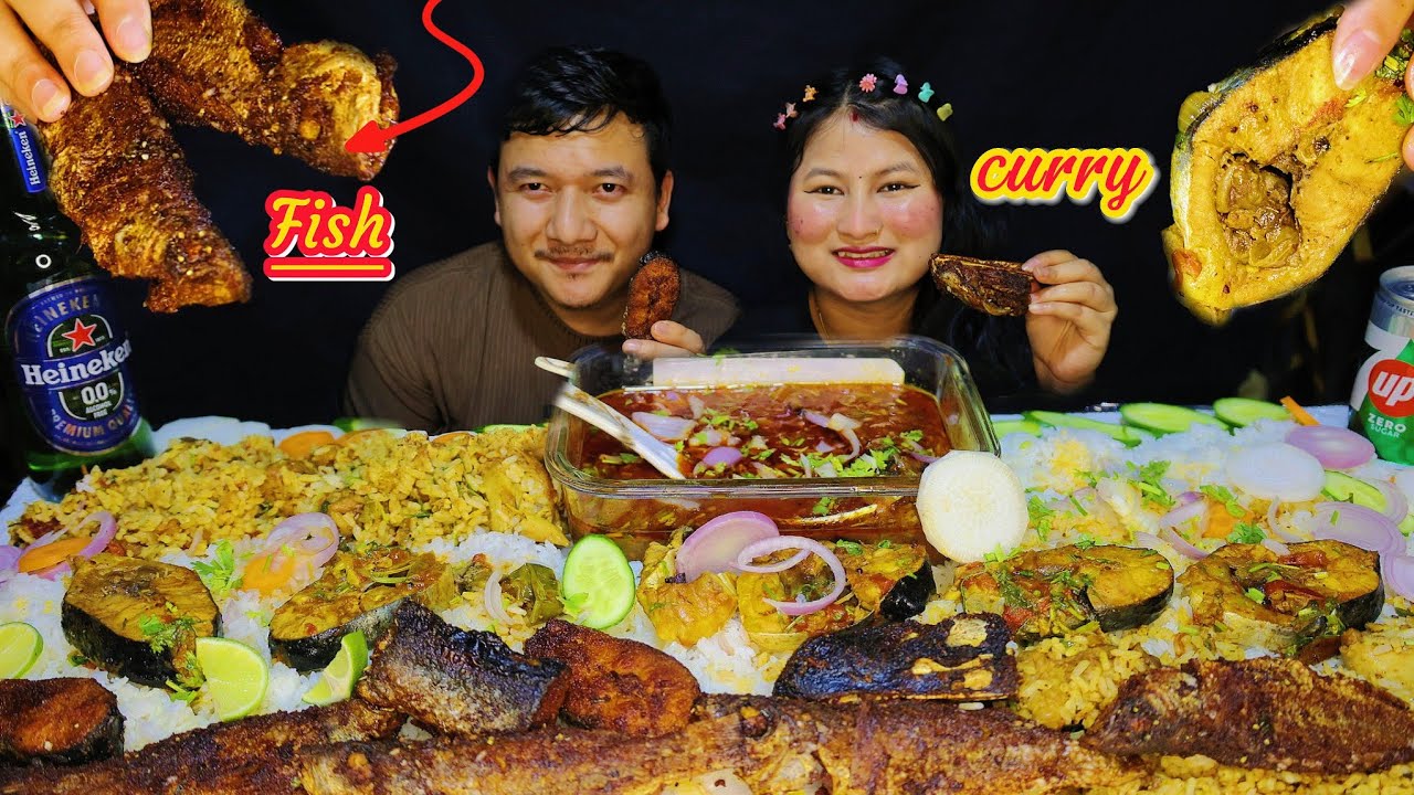 🔥 Giant Fish Fry & Spicy Fish Curry Mukbang Challenge! 🔥 | Nepali Food ...
