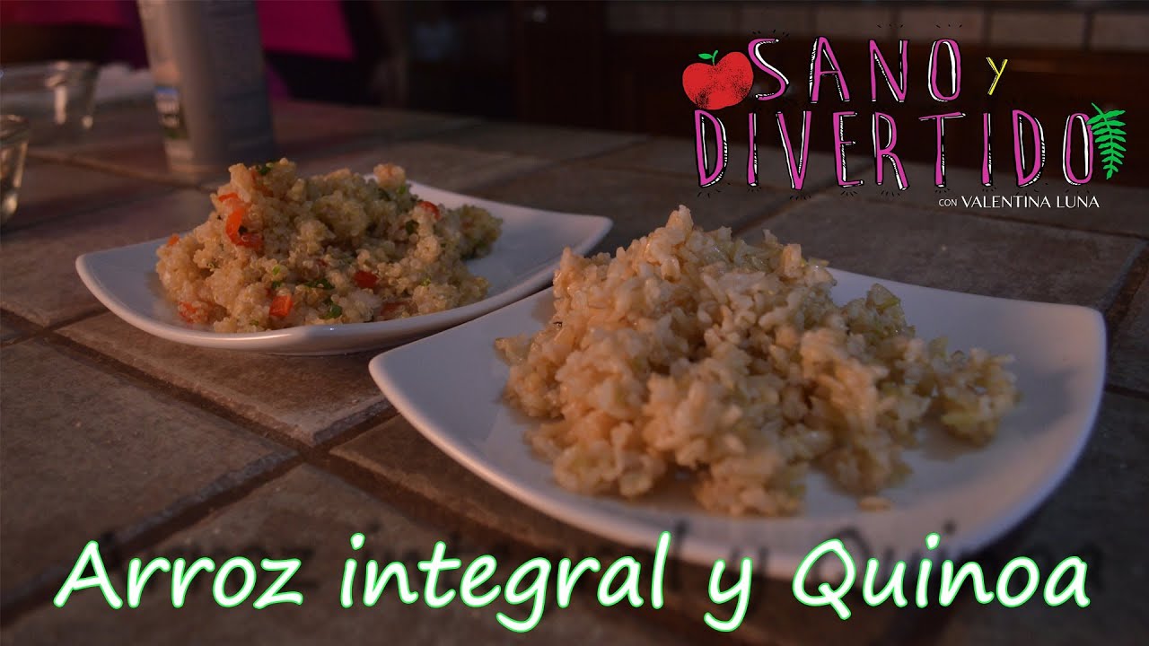 Receta Quínoa y arroz integral - YouTube