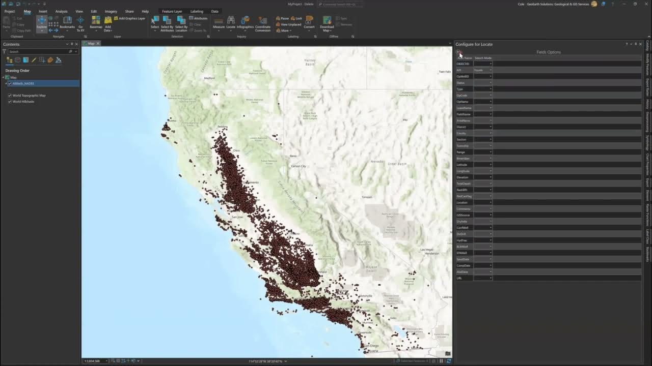 Intro to ArcGIS Pro - "Locate" Tool Settings - YouTube