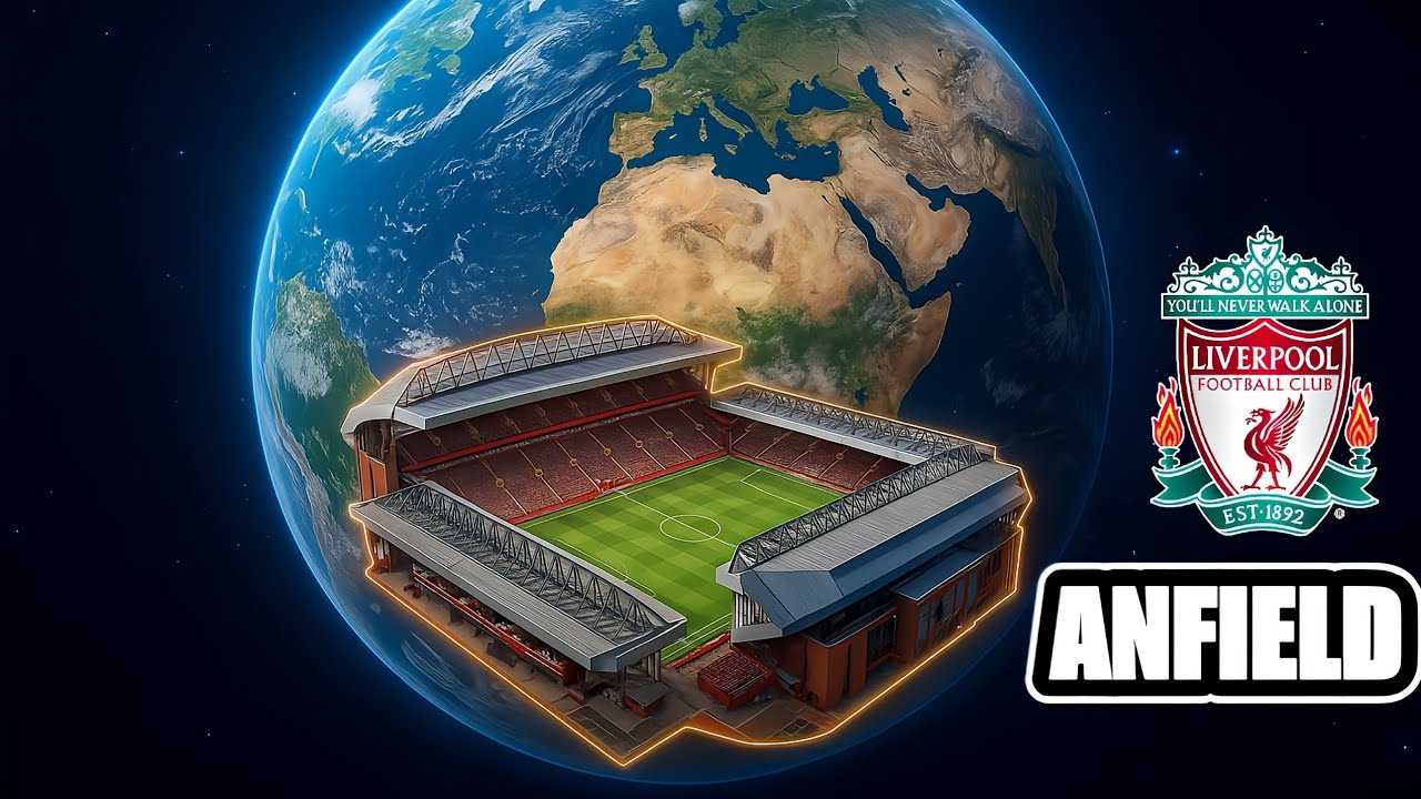 From Space to Liverpool Stadium: Stunning Zoom Into Anfield | liverpool ...