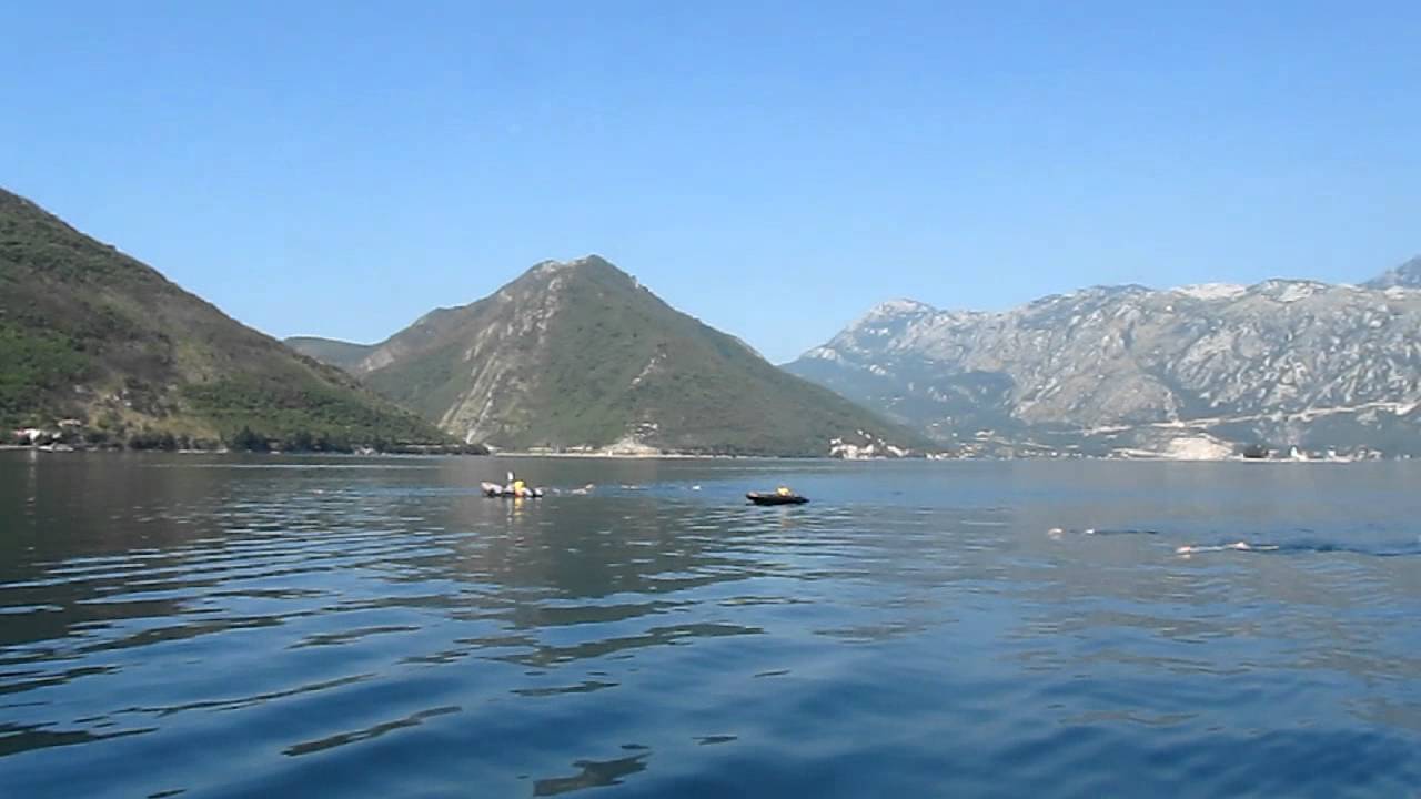Swim Trek Montenegro: Perast to Stoliv - YouTube