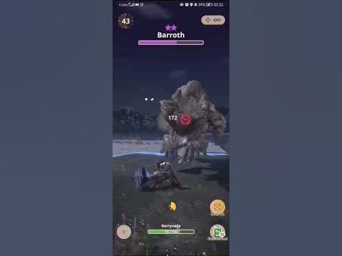 Practice Hunt - Water Hammer seems better for bashing 7* Barroth! # ...