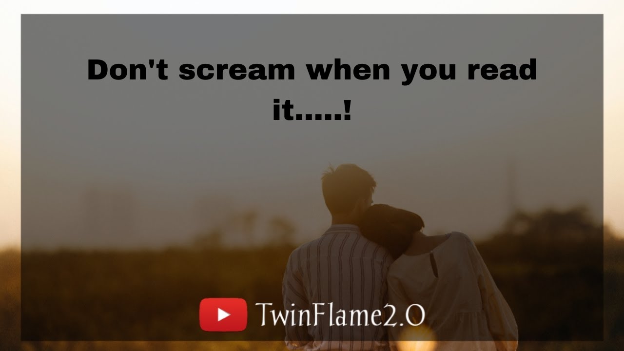 🕊 🌹 Don't scream when you read it.....! | Twin Flame Reading Today | DM ...