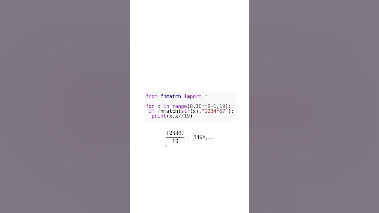 25 5399FA program fnmatch #python #информатика #обучение #информатикаегэ #школа # ...