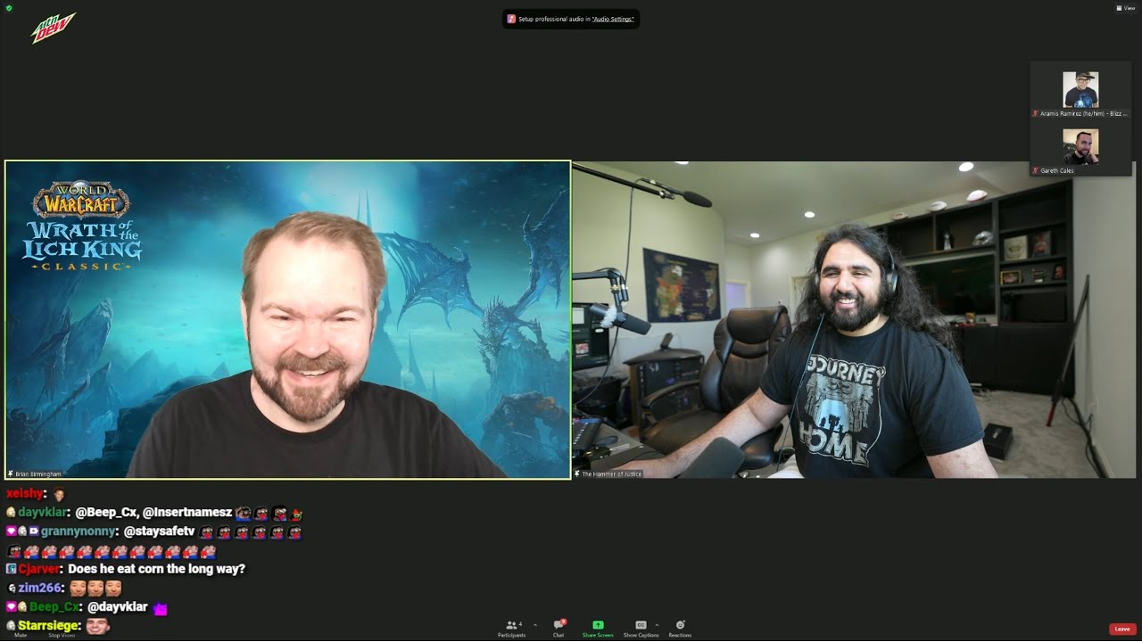 9/22/22 EsfandTV - EXCLUSIVE INTERVIEW WITH WOW CLASSIC LEAD BRIAN ...