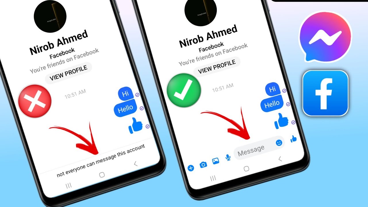 How to Fix Not Everyone Can Message This Account On Facebook Messenger ...