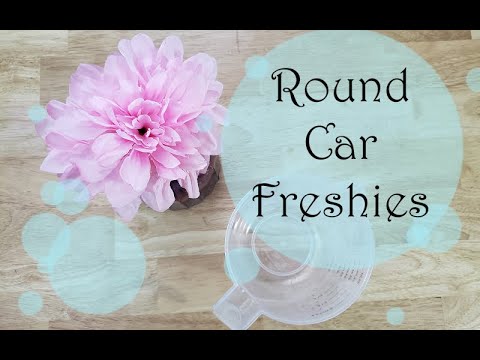 Round Mini Car Freshies With Cardstock How To Make Freshies - Cabbage ...