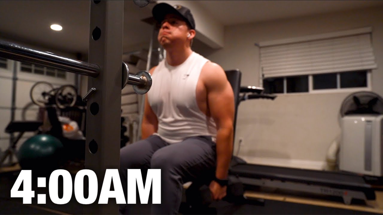 INTENSE 4AM Workout | Push Day | New Gear - YouTube