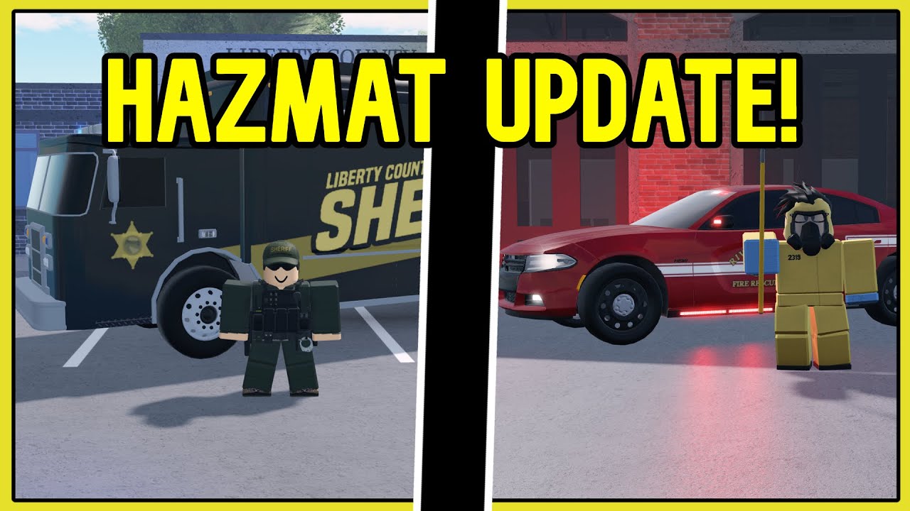 ER:LC New HAZMAT & Mobile Command Center Update Walkthrough! || ROBLOX ...