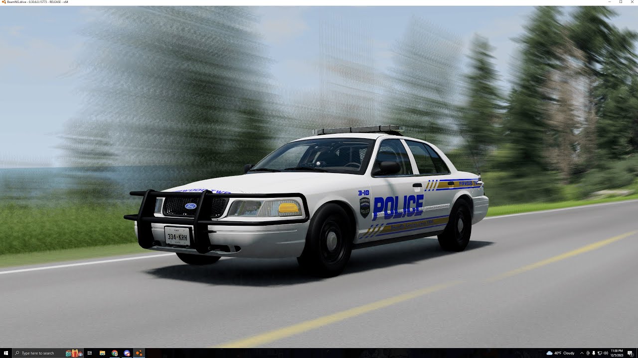 BeamNG.Drive | Firwood Police CVPI Patrol - YouTube