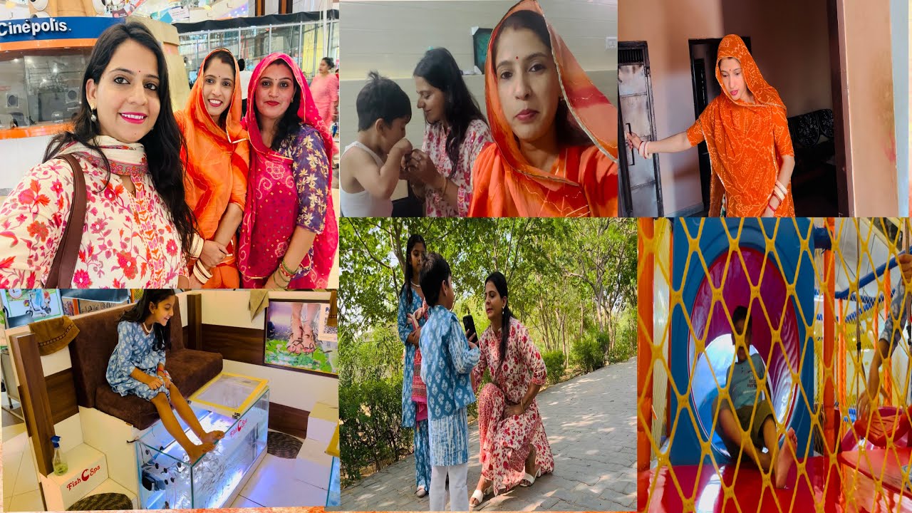 VLOG 103|| Shobha jija ke lgi chot😱||bacho ka photoshoot || Full mastyy ...