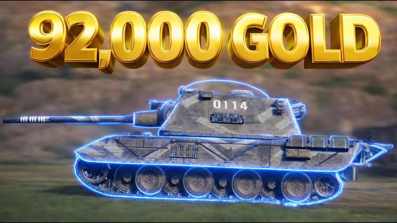THIS CAMO COST 92,000 GOLD! E100 - YouTube