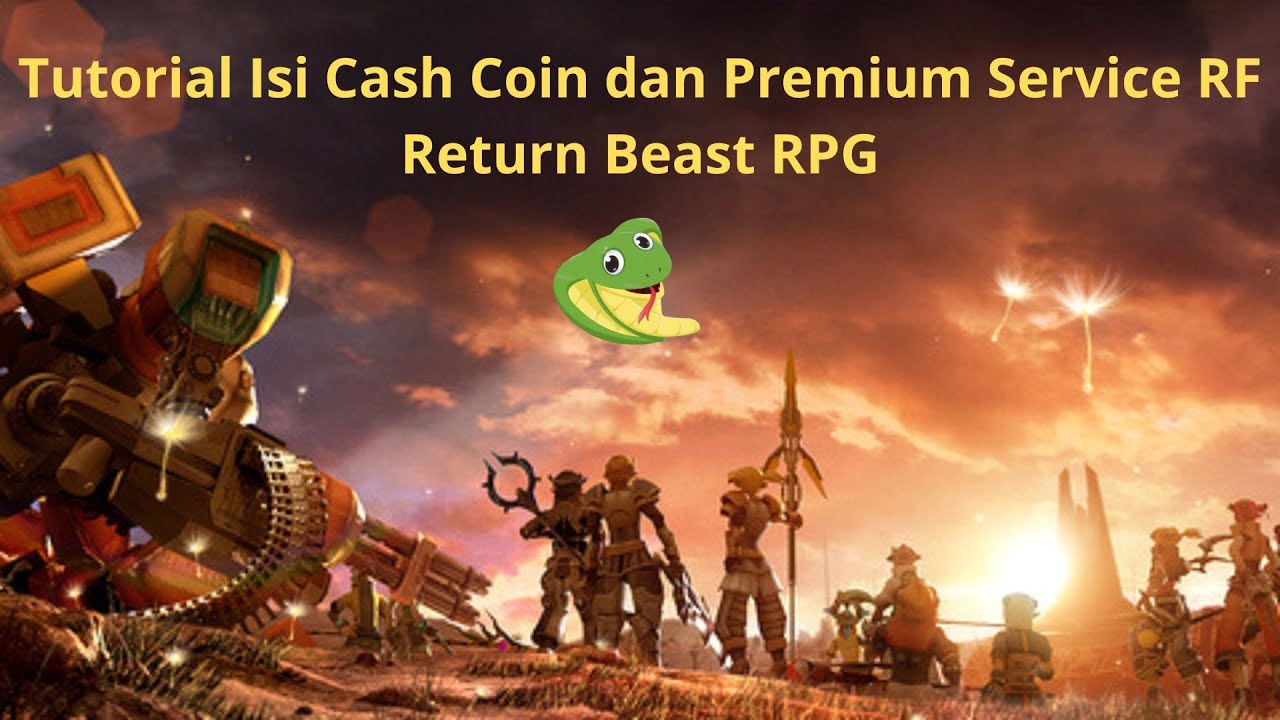 Tutorial Pengisian Cash Coin dan Premium Service RF Return Beast RPG ...