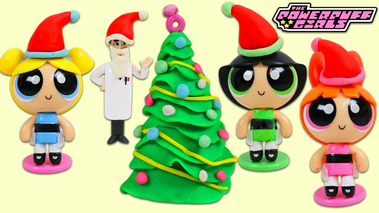 POWERPUFF GIRLS Celebrate Christmas with Surprise Toys! - YouTube