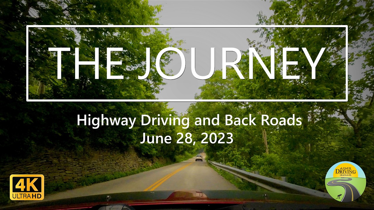 ASMR Driving 4k - Highway Driving and Back Roads - YouTube