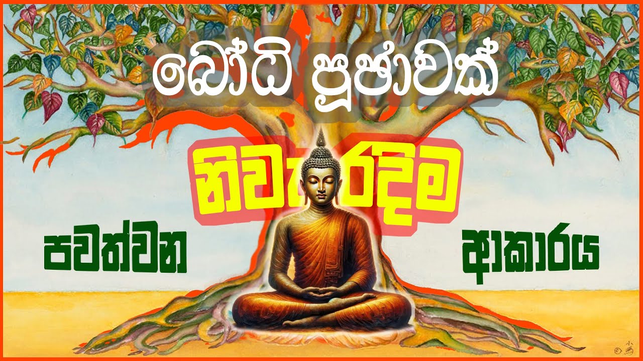 නිවැරදිව බෝධි පූජාවක් පවත්වන ආකාරය | How to Perform a Bodhi Pooja ...