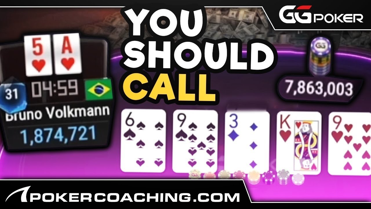 WHEN To Make The HERO CALL On A GG Poker Final Table - YouTube