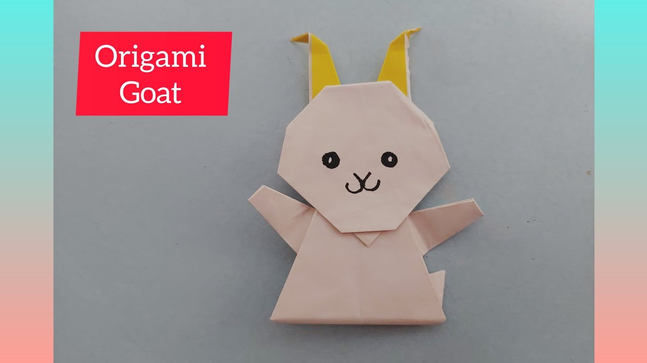 How To Make Origami Goat / Easy Paper Craft / Origami Goat - YouTube