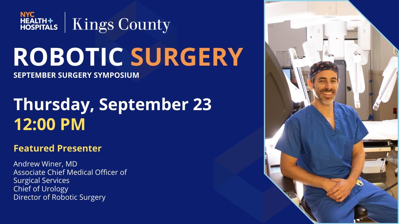 September Surgery Symposium | Dr. Andrew Winer | Urology & Robotic ...