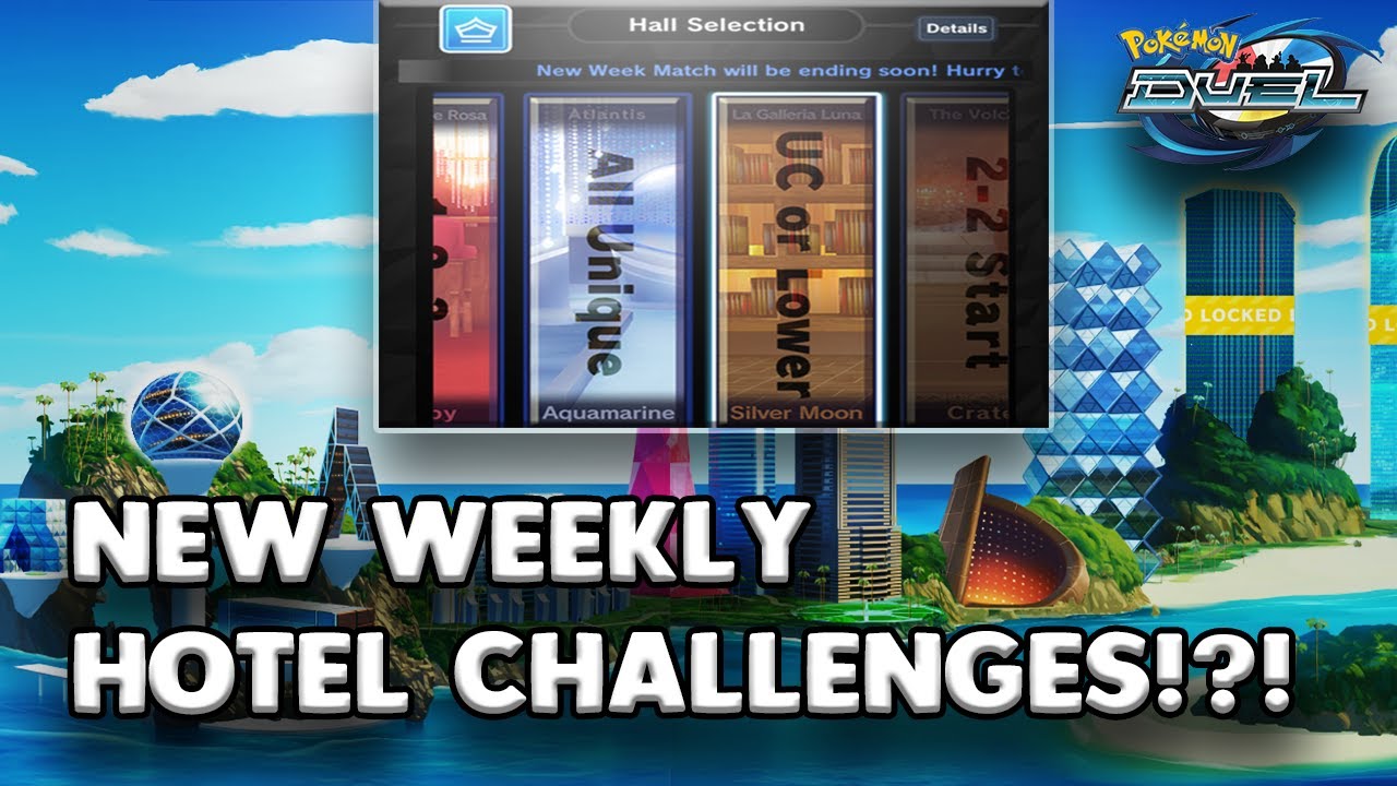Pokemon Duel - WEEKLY HOTEL CHALLENGES!?! - MAJOR UPDATE - YouTube