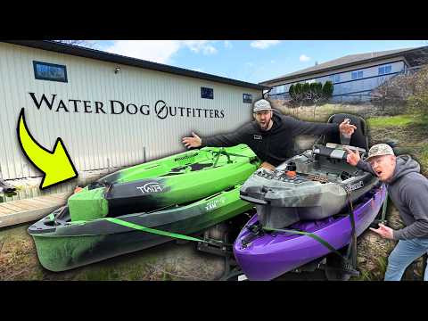 HUGE Upgrade! We Picked Up 4 New Fishing Kayaks!