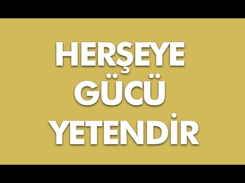 Allah - Her Şeye Gücü Yetendir